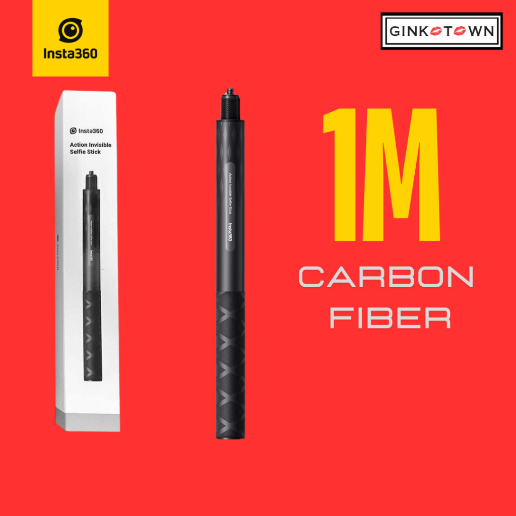 (ลดเพิ่มสูงสุด 1,000.-) Insta360 Action Invisible Carbon Selfie Stick ...