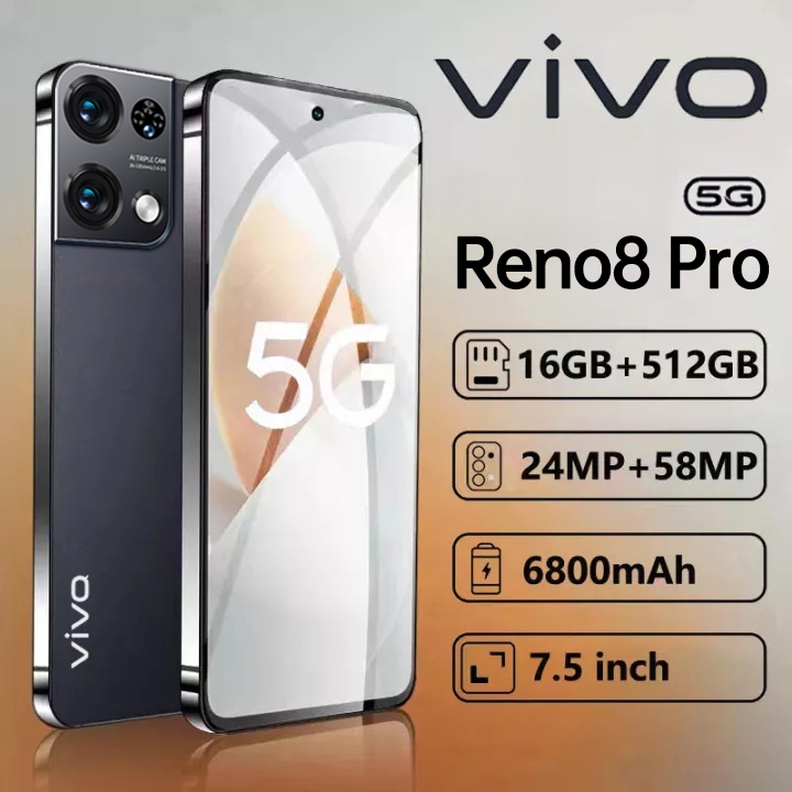 VIVO Reno8 Pro Cellphone โทรศัพท์ Android Original big phone Mobile ...