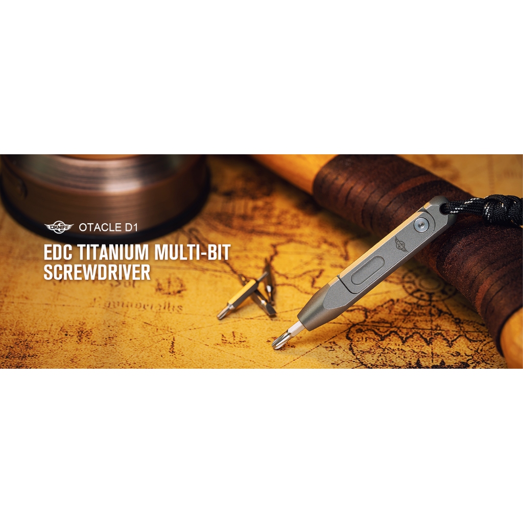 Olight Oknife Otacle D1 Titanium EDC Multi-Bit Driver ไขควงหลายหัว ...