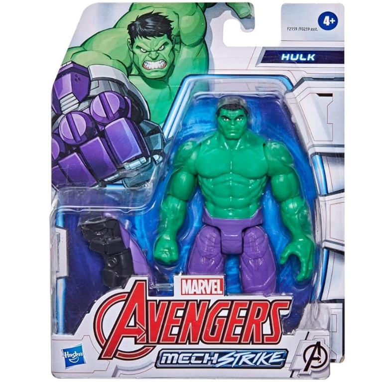 Marvel Avengers Mech Strike 15cm Large Scale Hulk Action Figure and ...