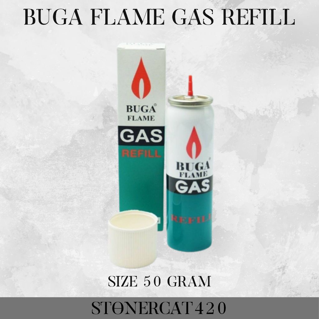 แก๊สกระป๋อง สำหรับเติม BUGA GAS ขนาดบรรจุ 50 กรัม | Shopee Thailand