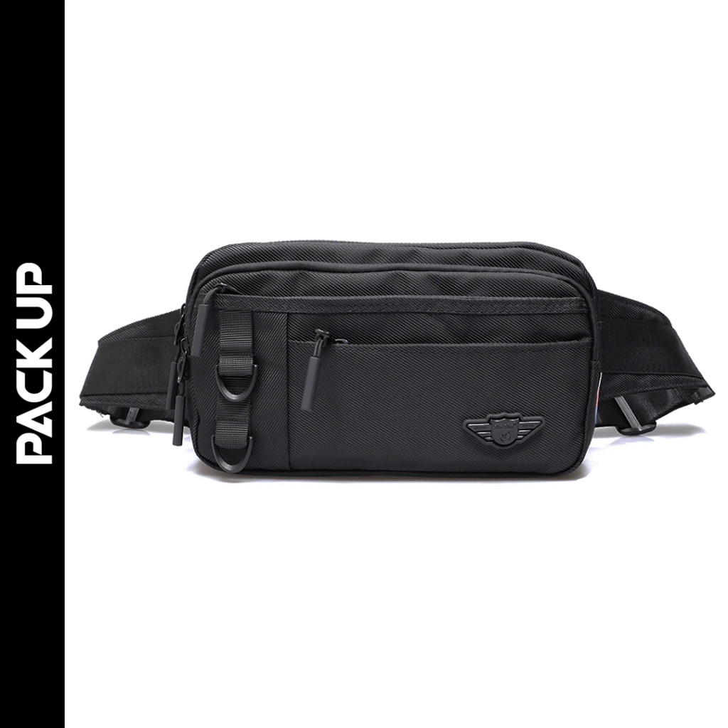 𝗣𝗔𝗖𝗞 𝗨𝗣 กระเป๋าคาดอก / คาดเอว Hui Hao รุ่น 9052 มีช่องใส่ของถึง 5 ช่อง ...