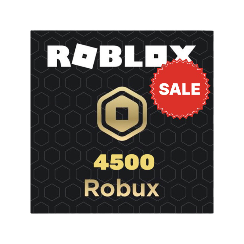 sale！Roblox อัพเดตแล้ว‼️รับประกัน Robux 4500/ 10,000/22,500 เติมเงินให้ ...
