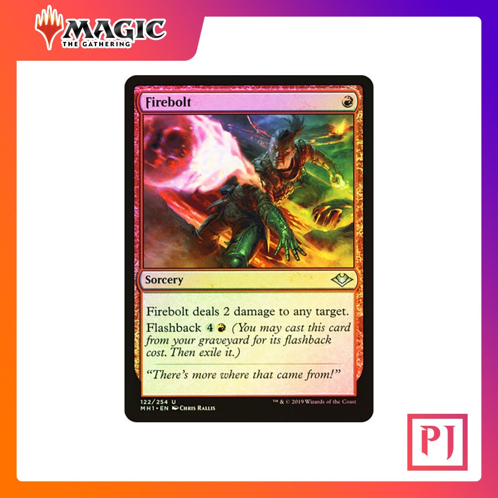 [MTG] Firebolt [MH1] [RED] [UNCOM] [FOIL] [ENG] (การ์ดเมจิค / Magic the ...