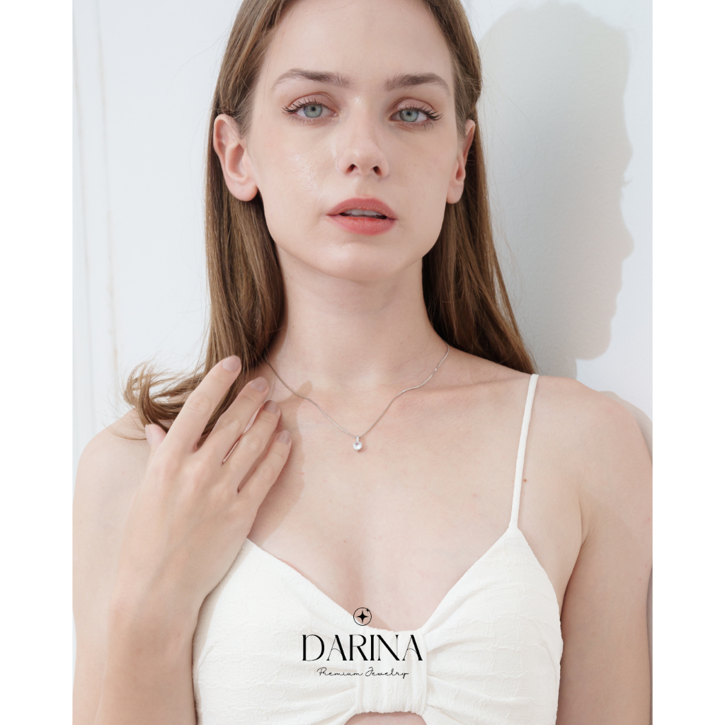 Danika Necklace สร้อยคอ Darina Jewelry DRN0010 พร้อมกล่องเครื่องประดับ เขียนการ์ดได้ | Shopee ...