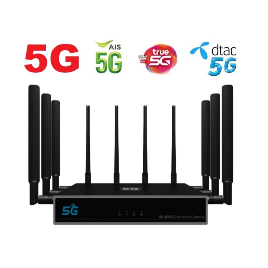 5G 4G Router WiFi 6 Indoor & Outdoor 8 Antennas High-Performance IOT ...