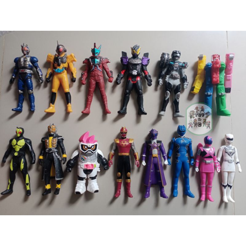 ⚠️ลดแรง55%⚠️โมเดลมาสไรเดอร์/เซนไต-soft model kamen rider&sentai6.6-7 ...
