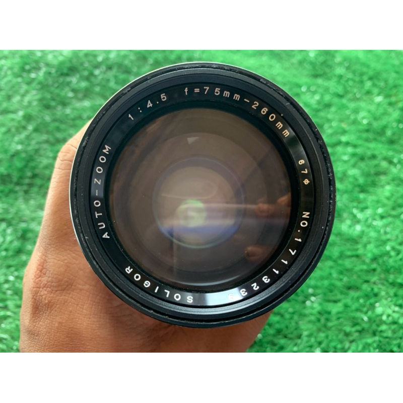 เลนส์มือหมุน Soligor Auto-Zoom 75-260mm f4.5 เก็บสะสม เสีย อะไหล่ | Shopee Thailand