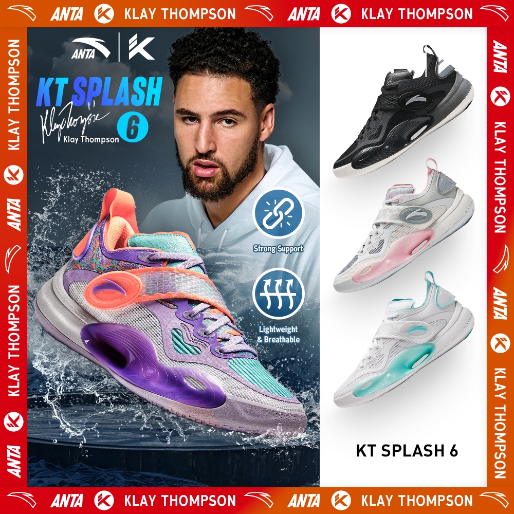 ANTA Splash 6 KT Men Basketball Shoes Nitroedge Sports Shoes 1124B1108 ...
