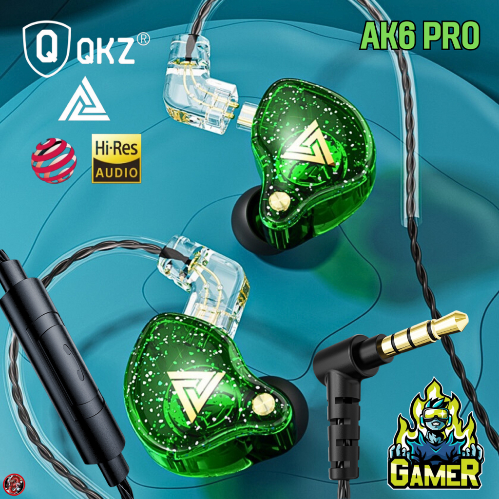 QKZ AK6-Pro หูฟัง สมอลทอร์ค รูปทรงสวยงาม เสียงดี เล่นเกม ดูหนังฟังเพลง ...