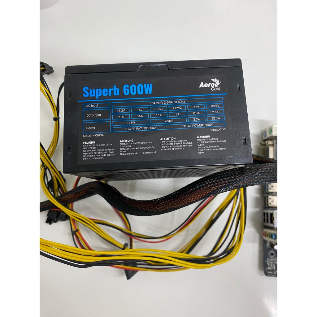 POWER SUPPLY (FULL) 600W AEROCOOL SUPERB | Shopee Thailand
