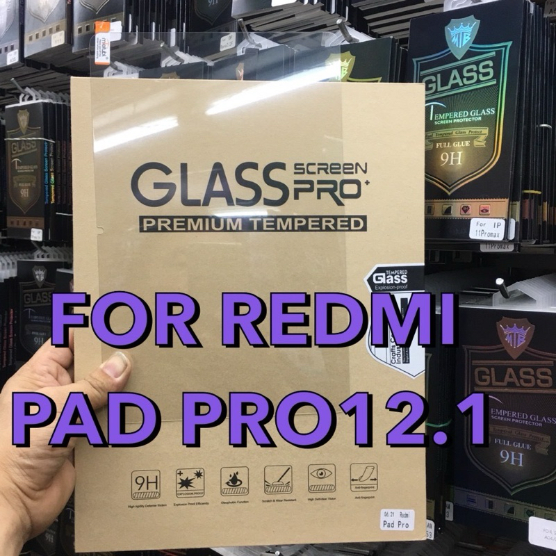 ฟิล์มกระจกกันรอย รุ่น Redmi Pad Pro12.1(2024) กระจกกันรอย ฟิล์มกระจกนิรภัย แบบใสทั้งแผ่น เต็มจอ ...