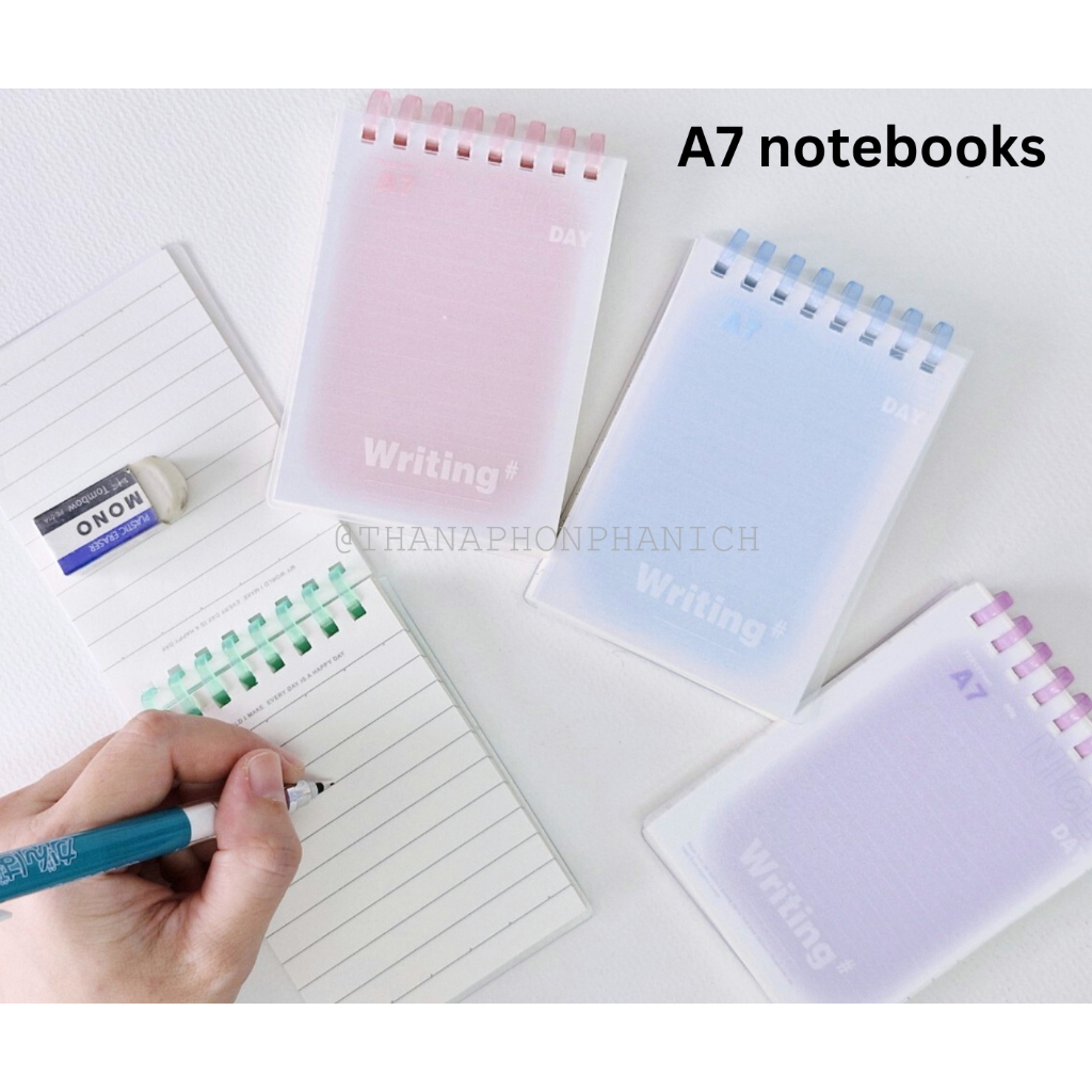 DEPAI สมุดโน้ต A7 สันห่วงแบบอ่อน เปิดบน | Shopee Thailand