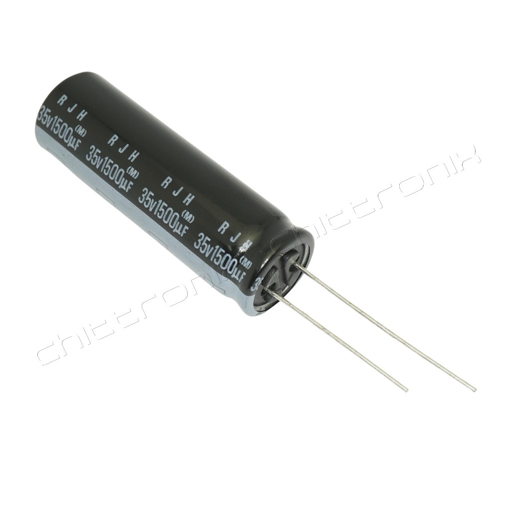 C 1500uF 35V 105°C Capacitor คาปาซิเตอร์ ขนาด 12.5x40 mm. ยี่ห้อ Elna ...