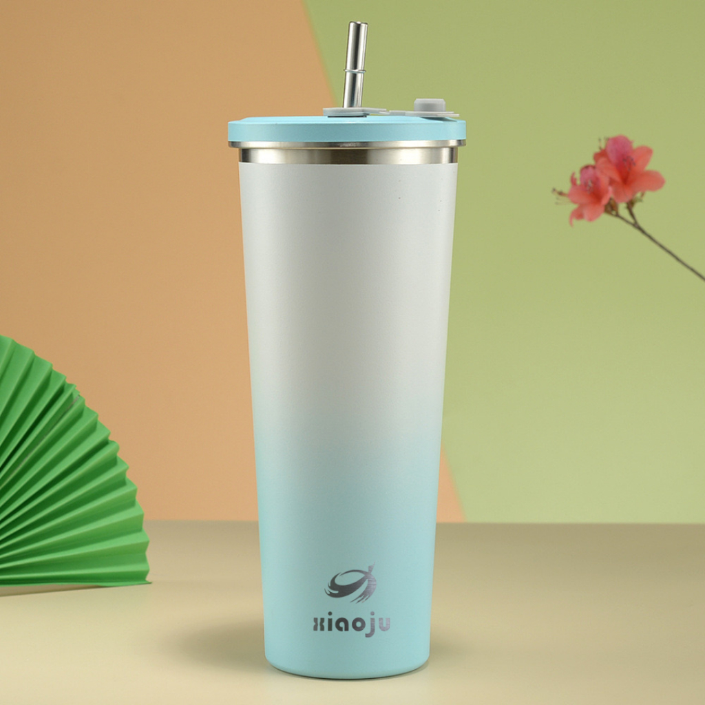 Xiaoju แก้วเก็บความเย็น แก้วกาแฟ สแตนเลส 304 เก็บร้อนเก็บเย็นได้ มี 4 สี 2 ขนาด 520ml , 750ml ...