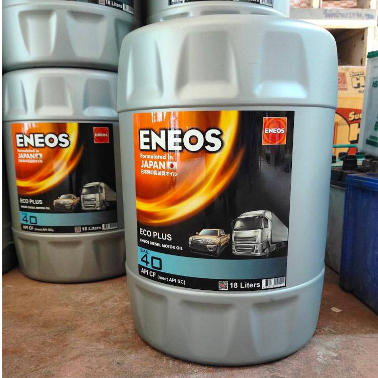 น้ำมันเครื่องดีเซล ENEOS ECO PLUS 40 ขนาด 18 ลิตร | Shopee Thailand