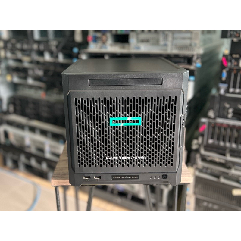 HPE ProLiant MicroServer Gen10 เซิร์ฟเวอร์เอชพีมือสองพร้อมใช้งาน ...