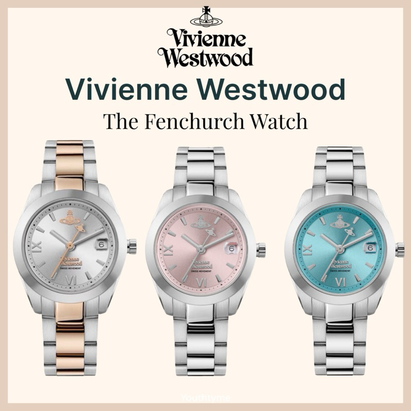 พร้อมส่ง📦Vivienne Watch รุ่น The Fenchurch Watch🩷🩵🤍size 28 mm น่ารักทุก ...