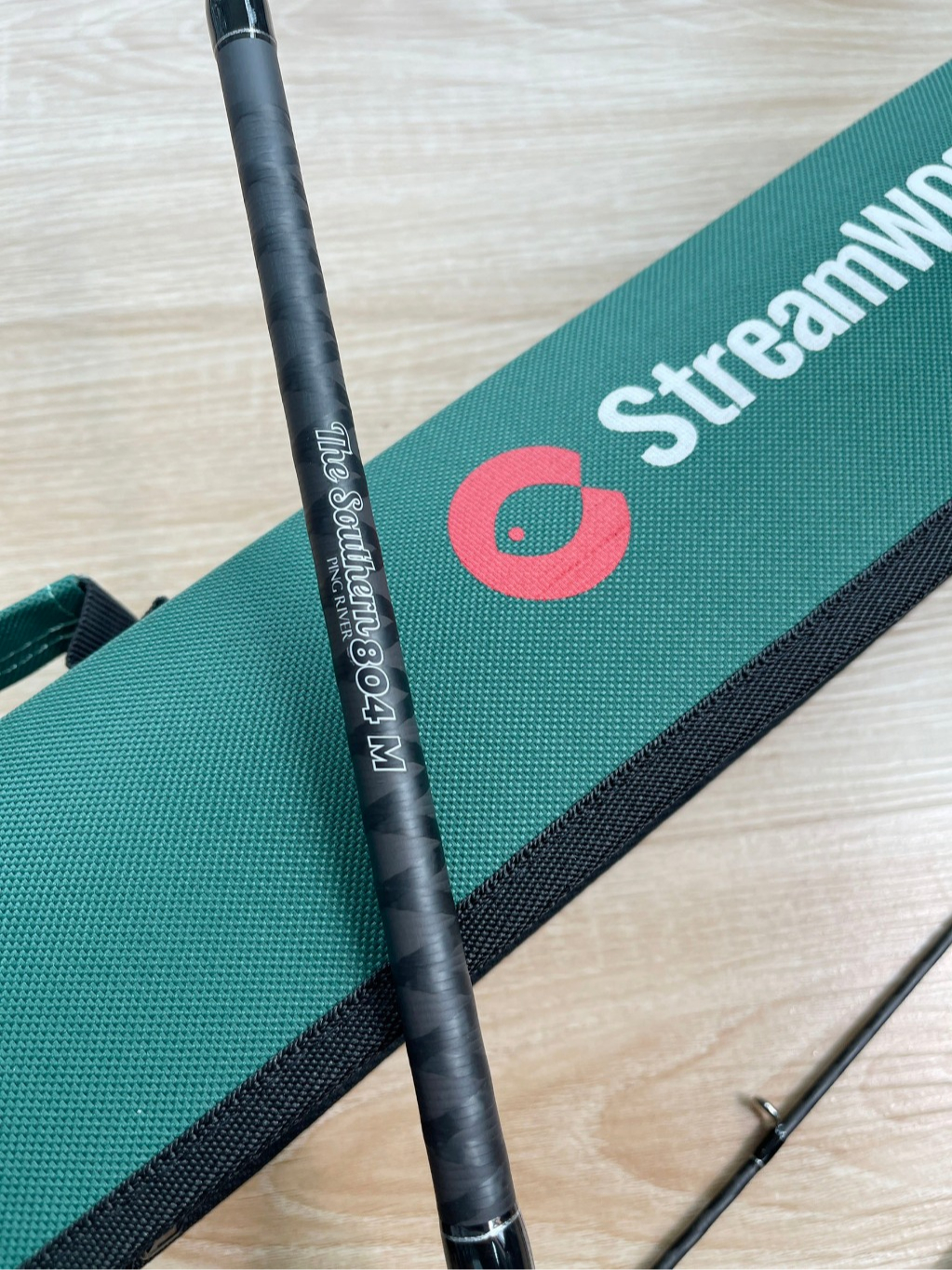 StreamWORK New 2024 คัน เบ็ด ตกปลา สปินนิ่ง 4 ท่อน ยาว 8 ฟุต The Southern Ping River 804 MS ...