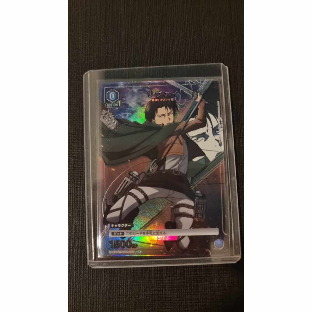 C★ Levi (Parallel) UA23BT/AOT-1-007 การ์ด Union Arena ของแท้ จากเรื่อง ...