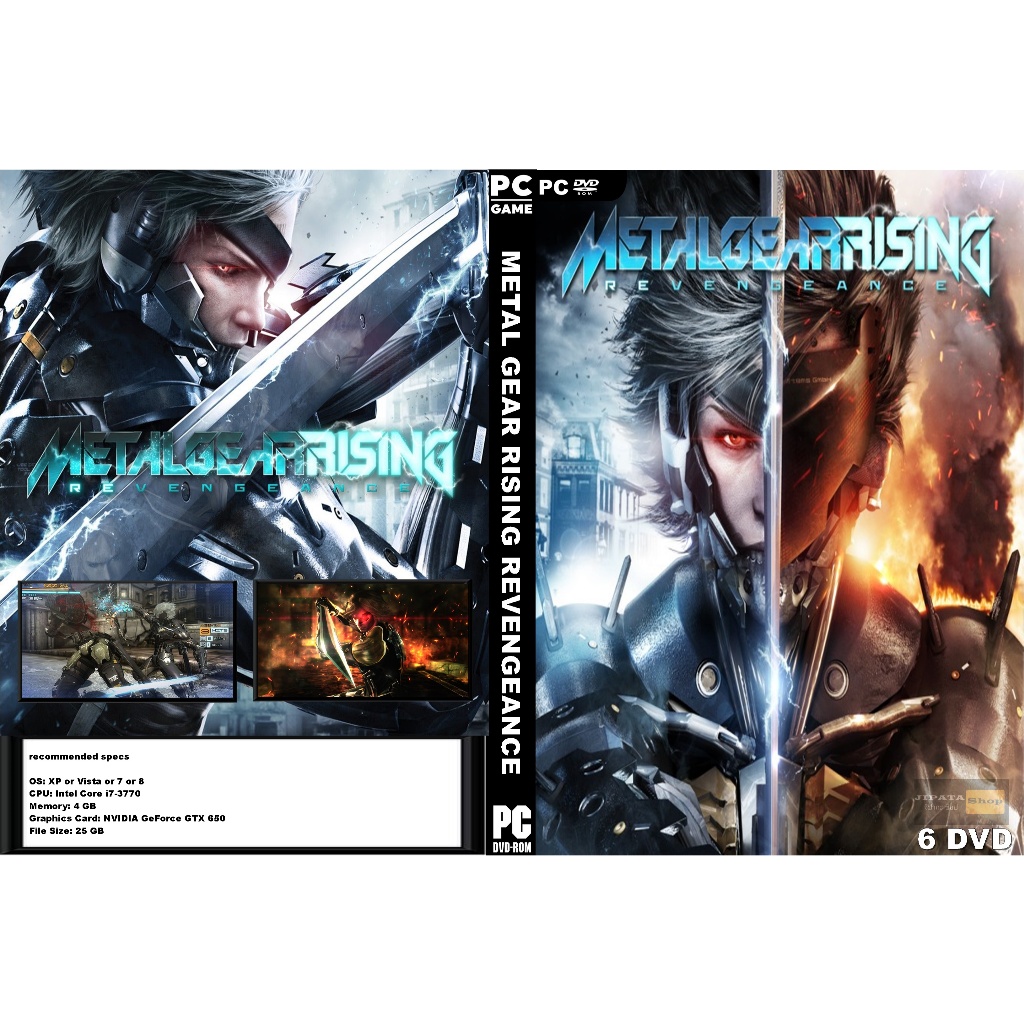 แผ่นเกมส์ PC METAL GEAR RISING REVENGEANCE (6DVD) | Shopee Thailand