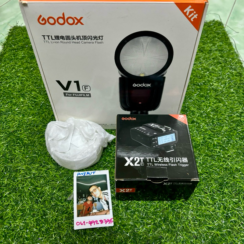 Godox Trigger X2T TTL+ Godox V1 Speedlight V1F TTL | Shopee Thailand