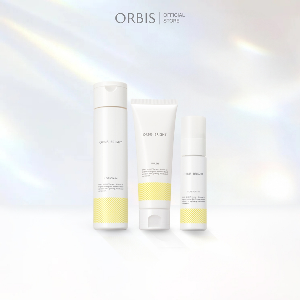 ORBIS BRIGHT SET (สำหรับผิวผสม-ผิวมัน) 3pcs. ออบิส ไบร์ท เซ็ทผลิตภัณฑ์บำรุงผิวหน้า | Shopee Thailand