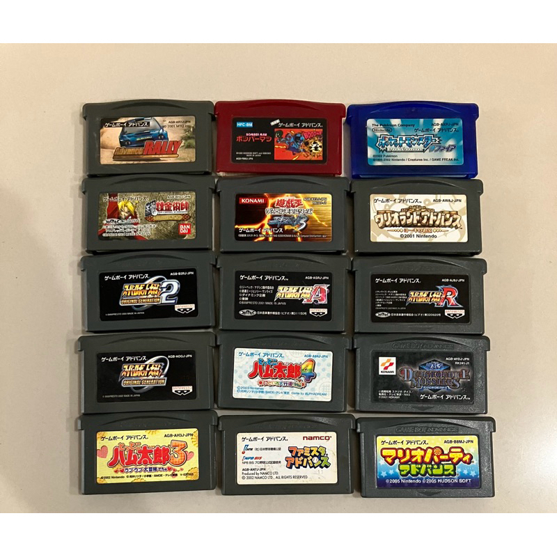 ตลับแท้ [GBA] (Japan) Gameboy Game Boy Advance เกมบอย โซนญี่ปุ่น ...