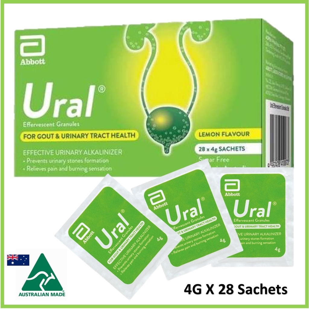 URAL EFFERVESCENT GRANULES 4G x 28’S (EXP 2026) | Shopee Thailand