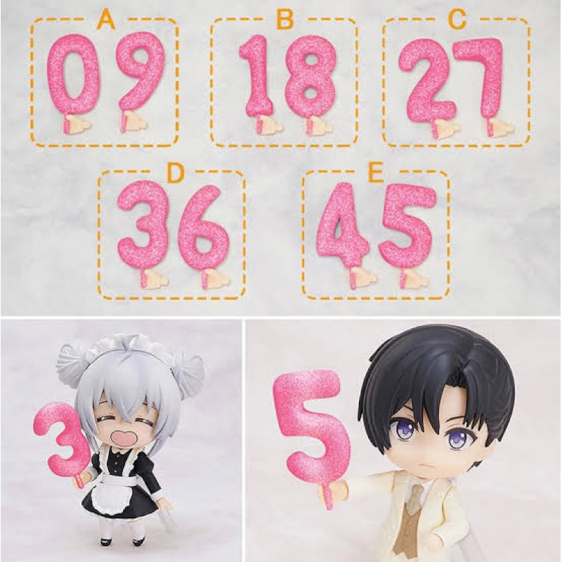 Nendoroid parts Number Balloon + Hand Part Sets! | Shopee Thailand