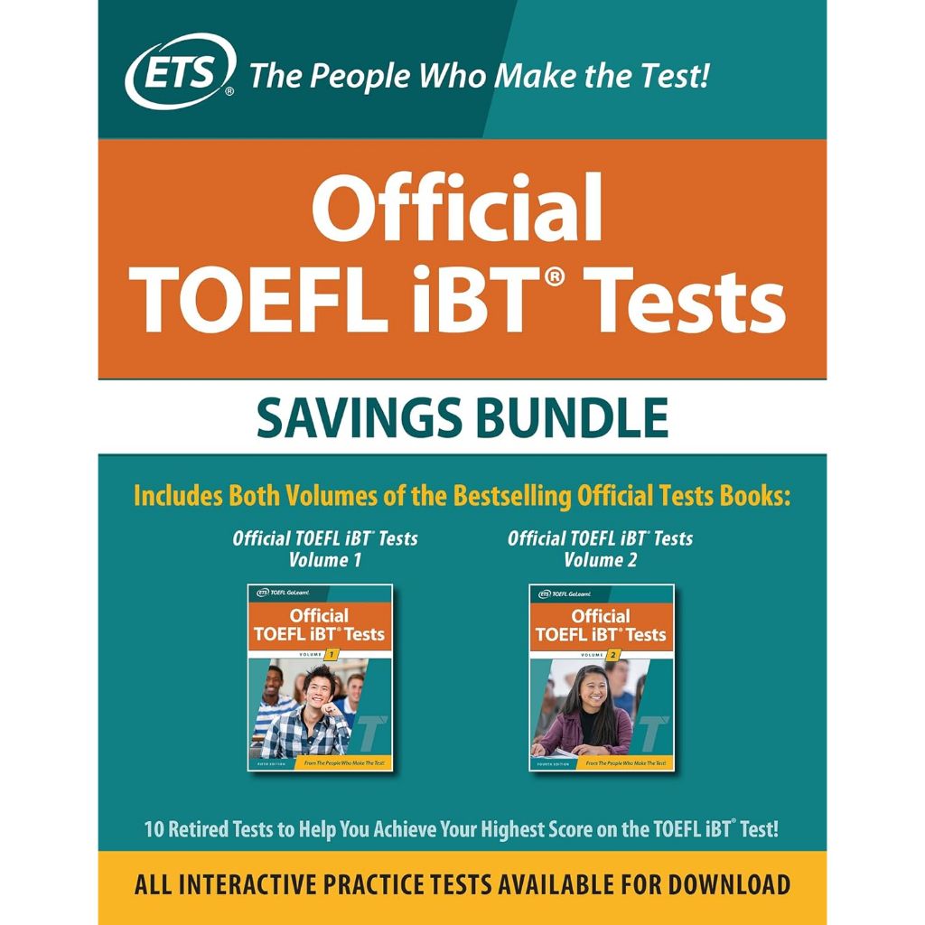c321 OFFICIAL TOEFL IBT TESTS SAVINGS BUNDLE 9781265482435 | Shopee ...