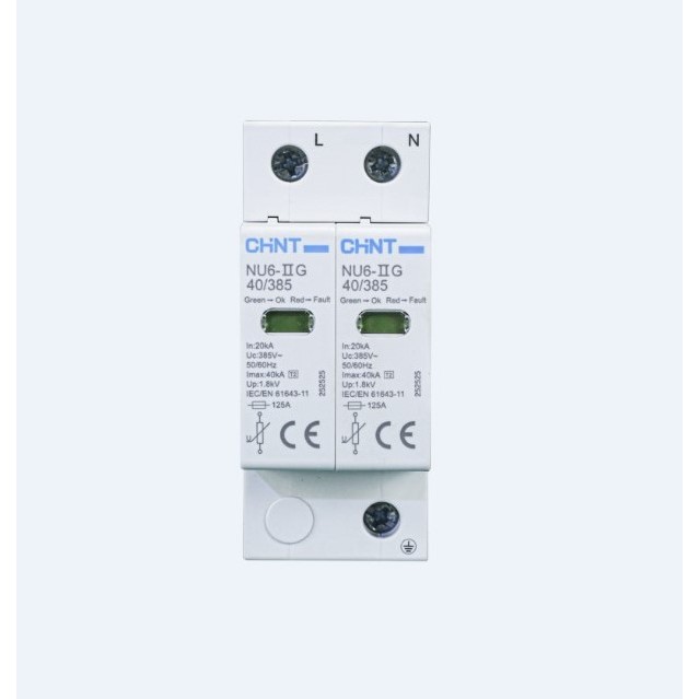 CHINT Surge รุ่น NU6-II Low-voltage Surge Arrestor อุปกรณ์ป้องกันไฟกระชากแรงดันต่ำ(กันฟ้าผ่า ...