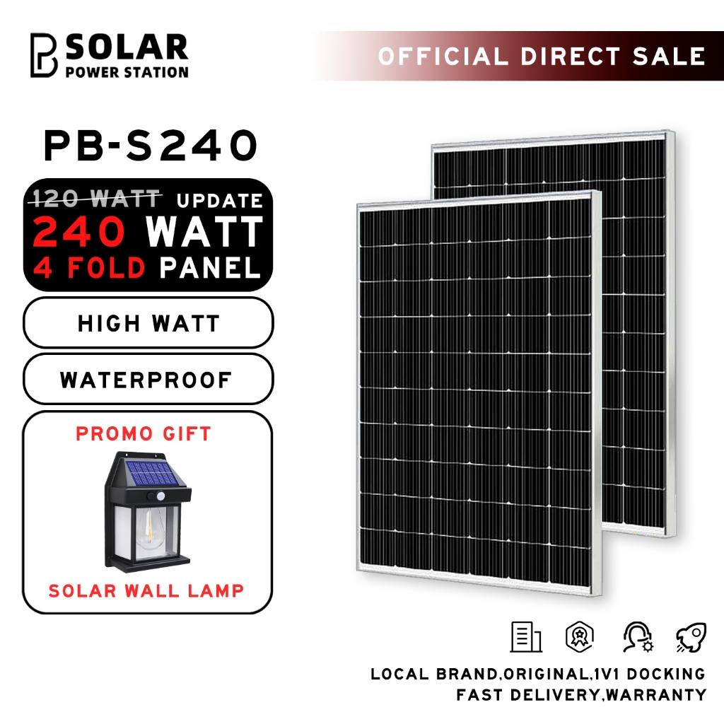 solar panel for power station charge outdoor camping portable high watt ...