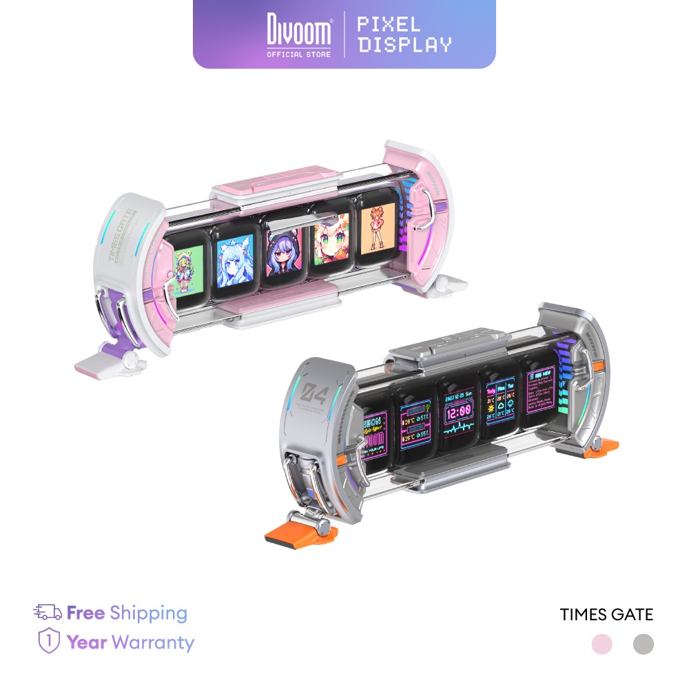 Divoom Times Gate - ตกแต่งโต๊ะคอม | Shopee Thailand