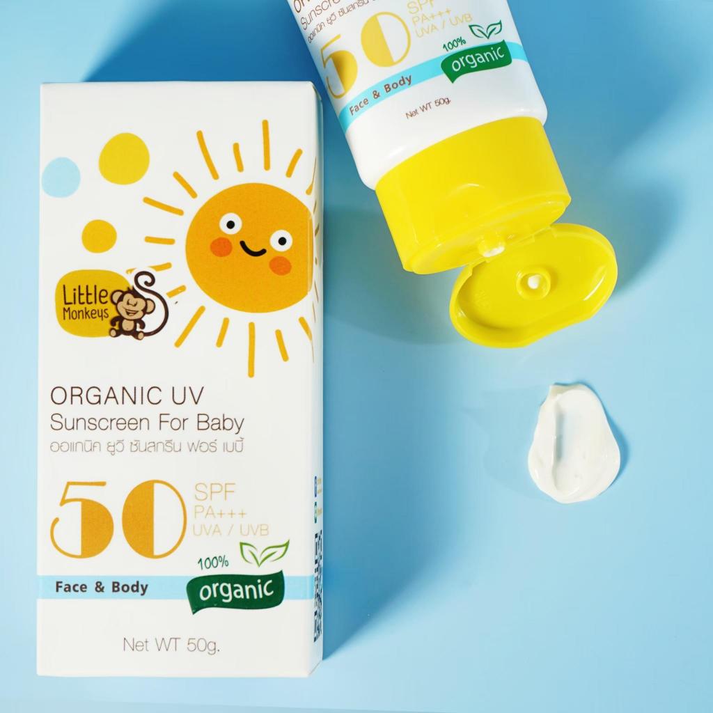 กันแดดลิงน้อย LITTLE MONKEY SUNSCREEN CREAM | Shopee Thailand