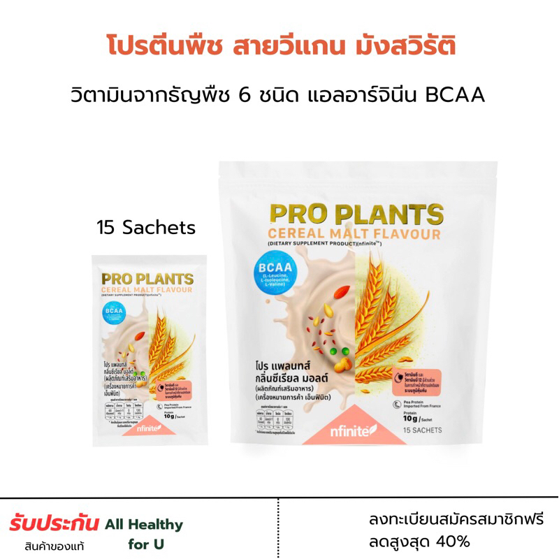 Plants Protein โปรตีนพืช สายวีแกน เจ มังสวิรัติ:LEGACY PROPLANTS ของแท้ | Shopee Thailand