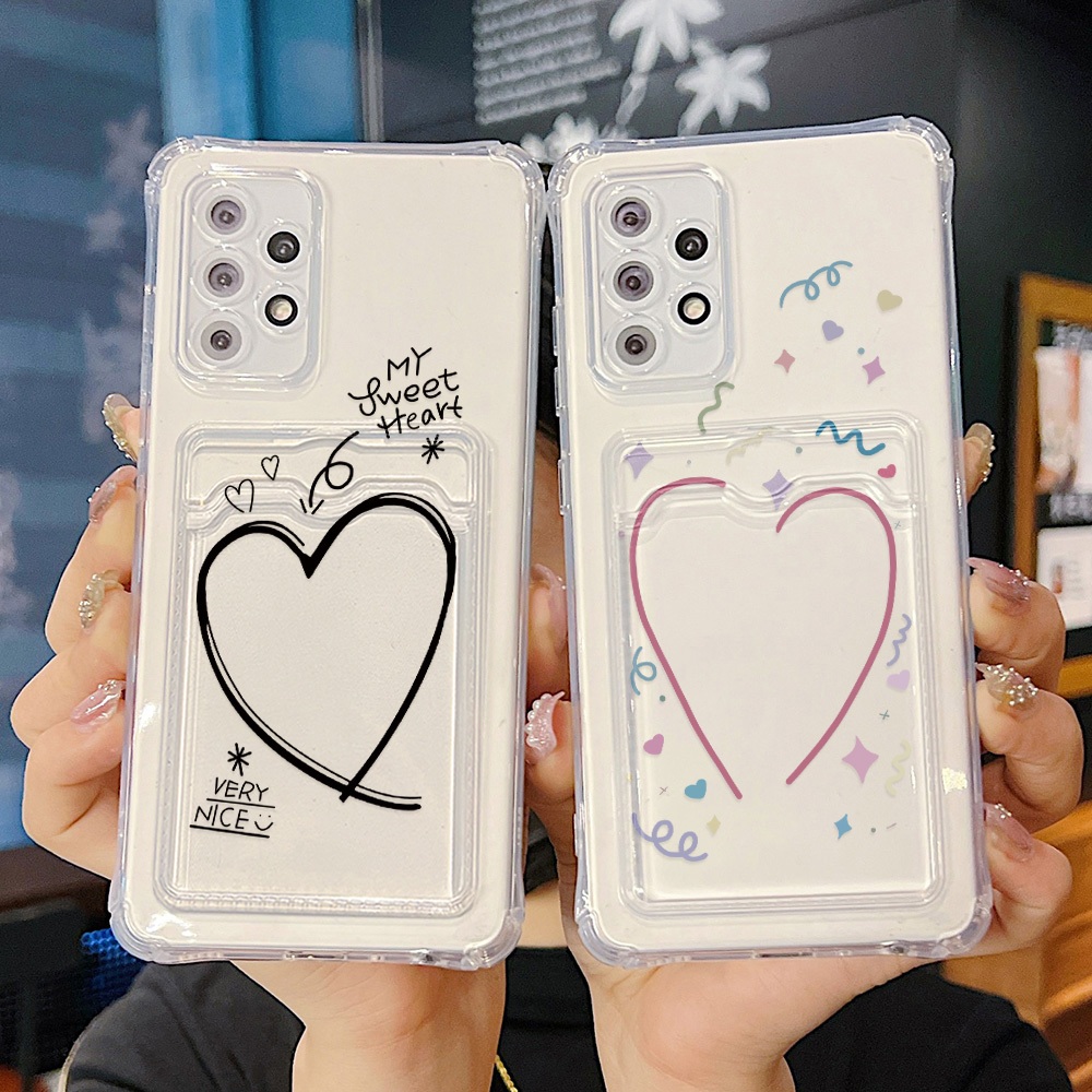 🔥COD🔥 For เคส Samsung A55 A06 A54 A05S A15 A35 S23 S24 FE Ultra A25 A24 A23 A14 A34 5G การ์ดผู้ ...