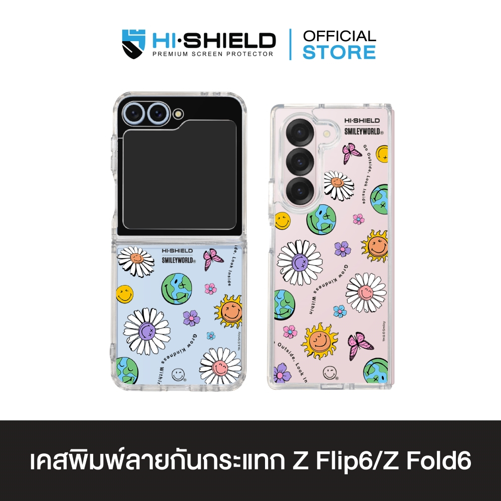 [ZFLIP6 / ZFOLD6] HI-SHIELD Stylish เคสใสกันกระแทก Samsung ZFLIP6 ...