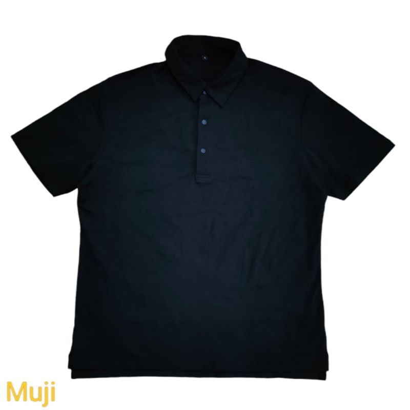 เสื้อโปโล Muji (L) | Shopee Thailand