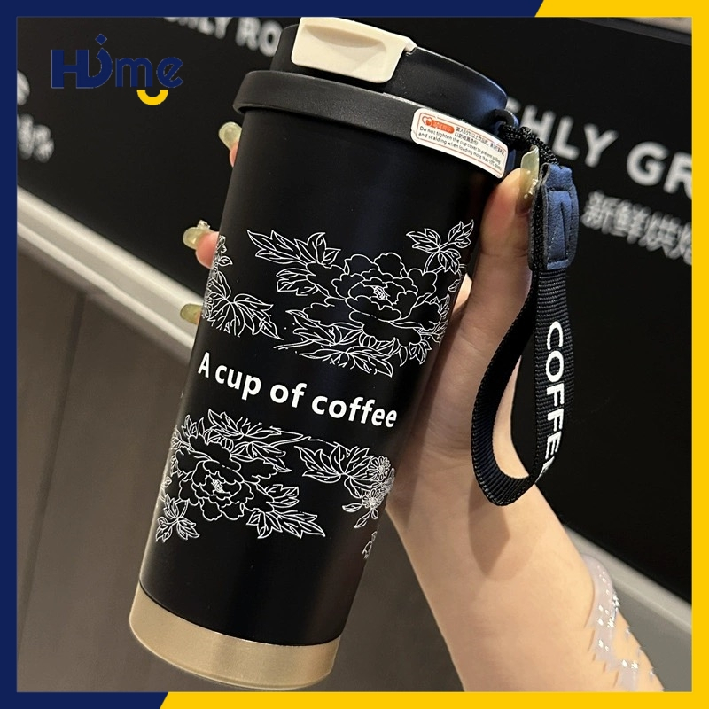 Himex แก้วน้ำเก็บอุณหภูมิ Tumbler ความจุ 550 ml แก้วกาแฟ แบบพกพา กระบอกน้ำเก็บความร้อน แก้วเก็บ ...