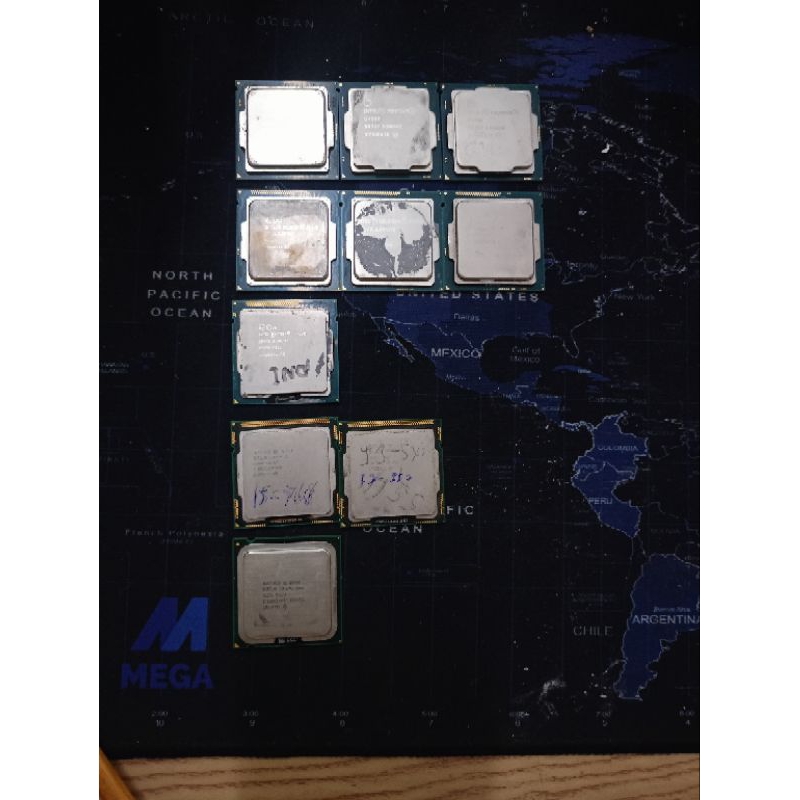 CPU intel core2quad, i3 i5 gen1, i3 gen3, celeron i3 gen4 ,celeron ...