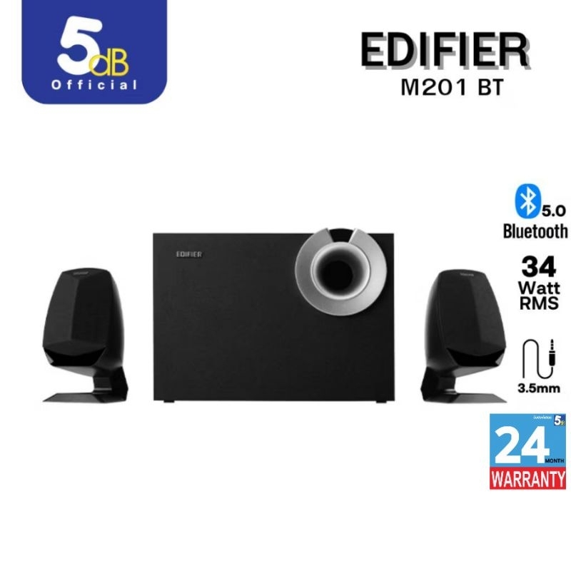 EDIFIER M201BT ลำโพงคอมพิวเตอร์บูลทูธ 2.1 รับประกันศูนย์ไทย 24เดือน ...
