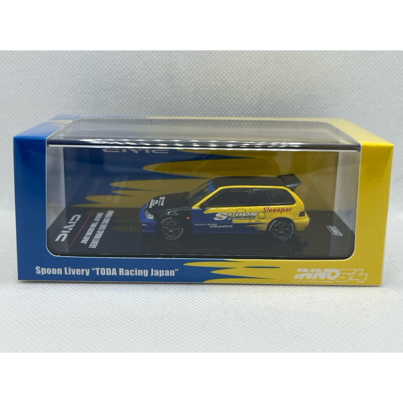 Honda Civic EF9 Spoon Livery Toda Racing 1/64 inno64 | Shopee Thailand
