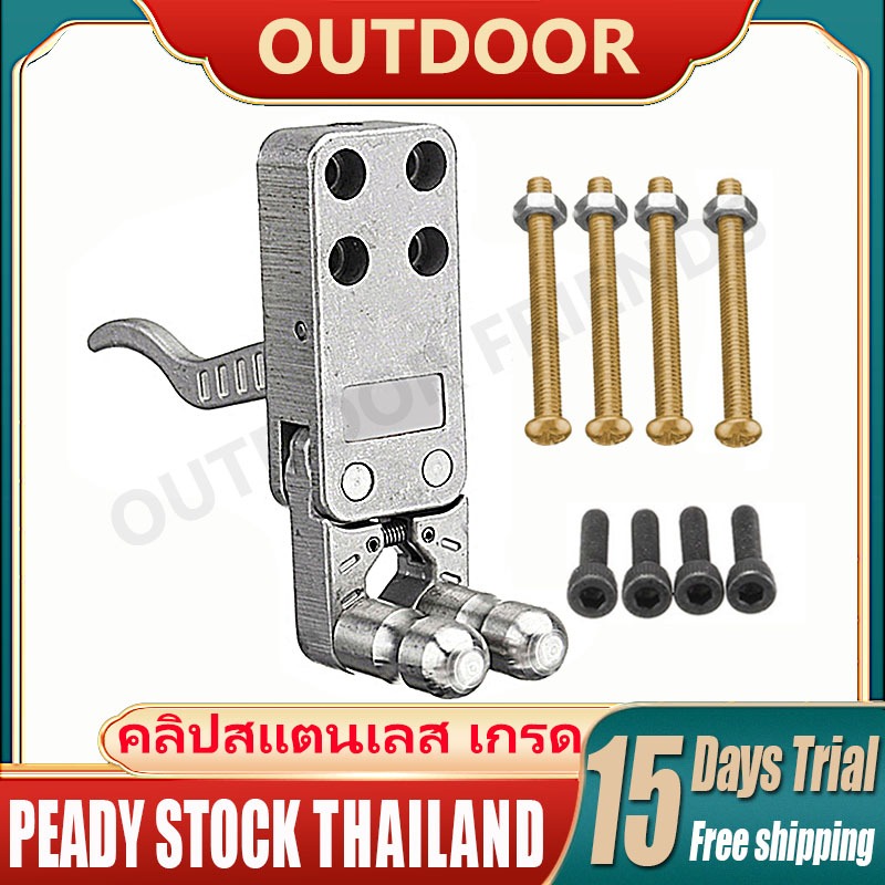 【24H Shipping】คลิปหนังสติ๊ก คลิปสแตนเลส เกรด 304 หนังสติ๊กสแตนเลส หัว ...