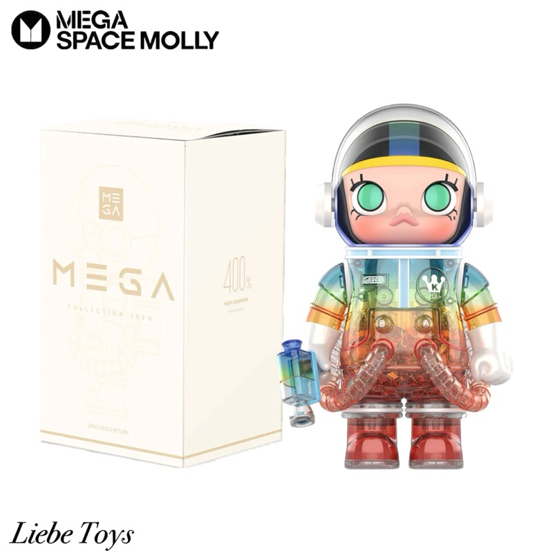 POPMART MEGA COLLECTION 400% SPACE MOLLY Soft Drink Series | Shopee ...