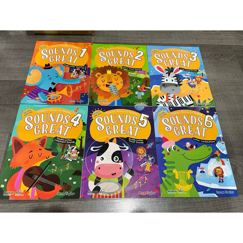Sounds Great Student’s Book 1-6 หนังสือสอนโฟนิกส์ที่ดีที่สุด | Shopee ...