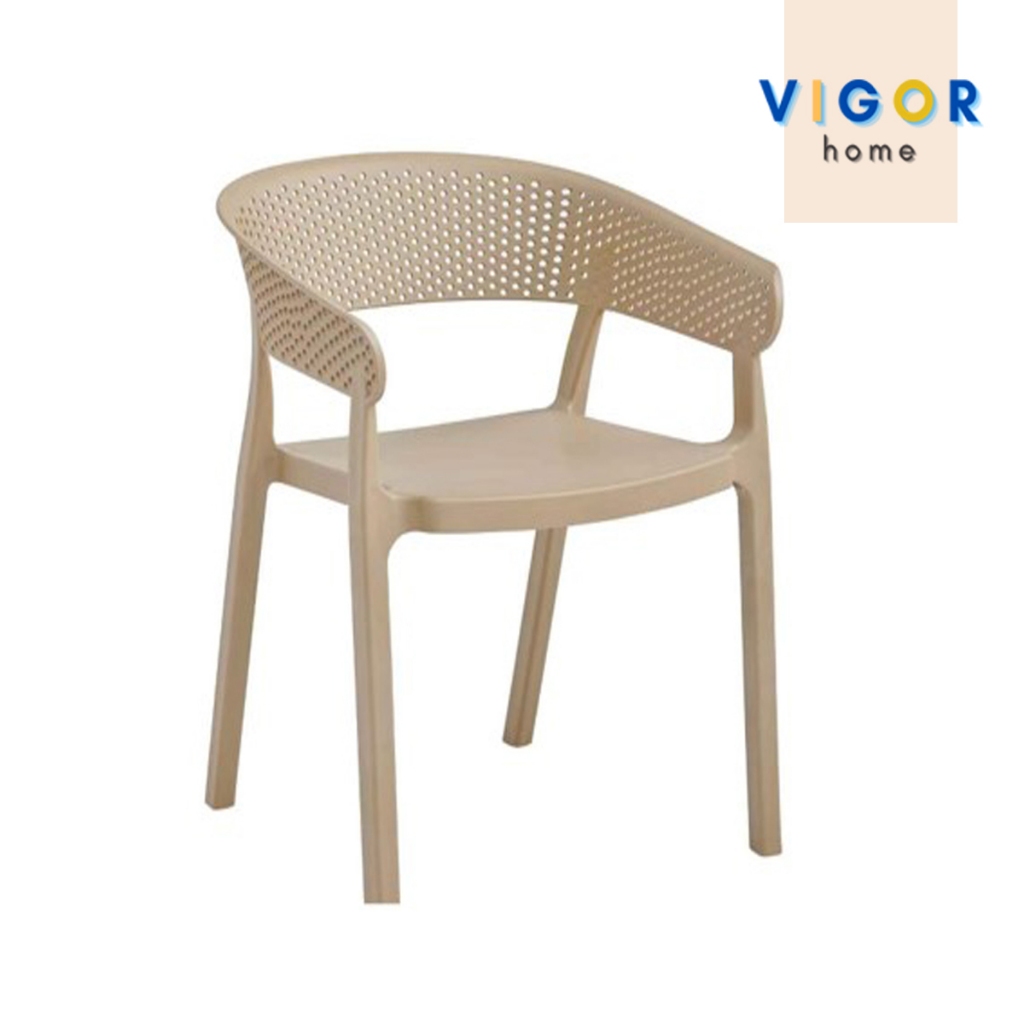 Vigor Home เก้าอี้พลาสติก พร้อมที่พักแขน รุ่น DD208 เก้าอี้สไตล์ Modern ...