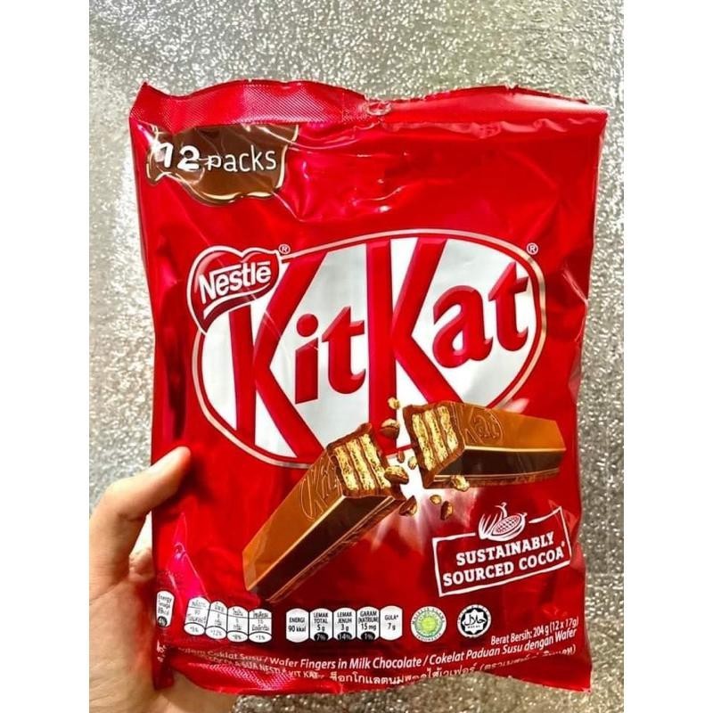 Kitkat คิทแคท ช็อกโกแลต ขนาด 204 กรัม ขนมทานเล่น | Shopee Thailand