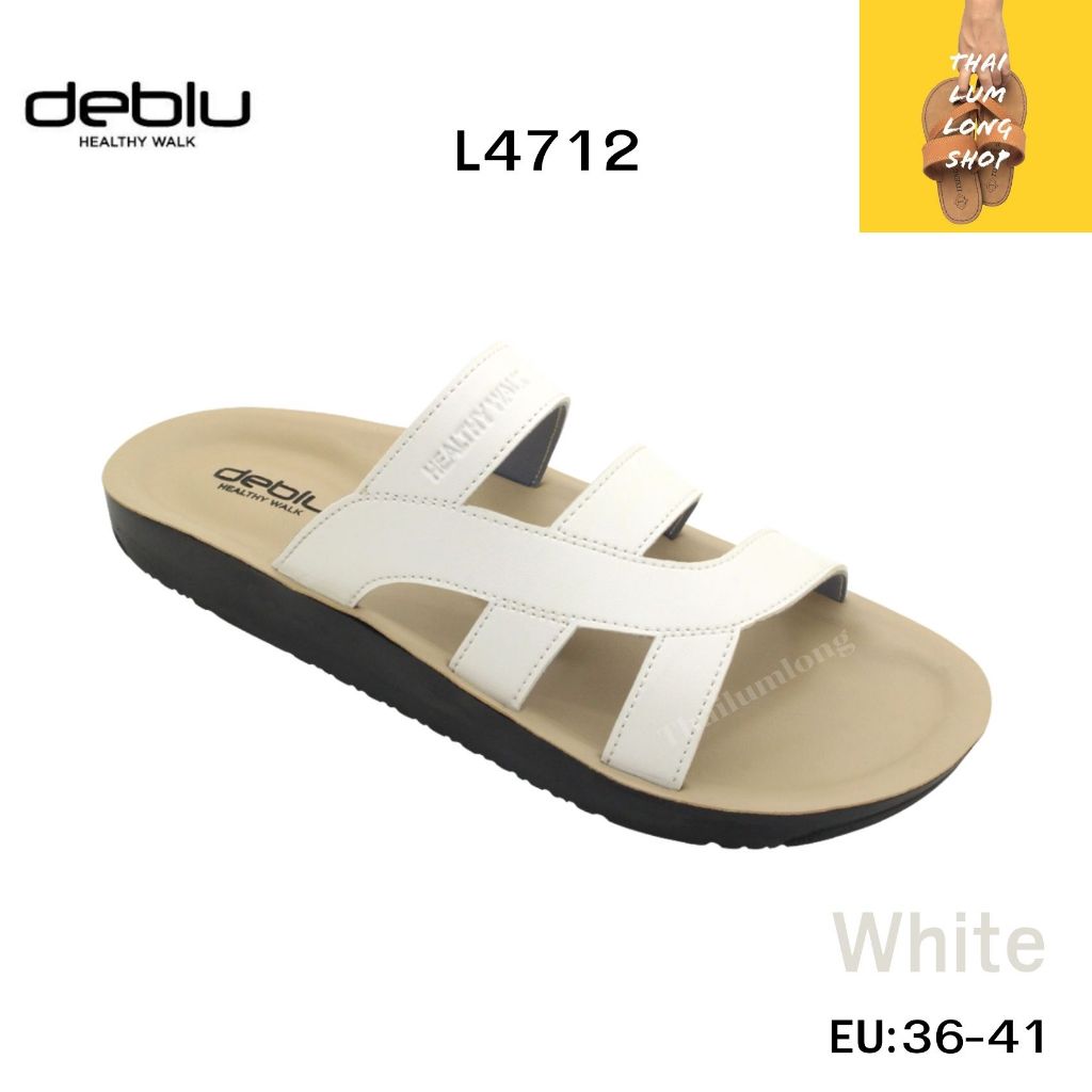 Deblu รองเท้าแตะเดอบลู-เพื่อสุขภาพ รุ่น L4712 ทนทาน น้ำหนักเบา พื้นนิ่ม | Shopee Thailand