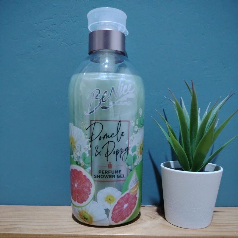 BENICE Perfume Shower Gel Pomelo & Poppy เจลอาบน้ำ บีไนซ์ เพอร์ฟูม ชาว ...